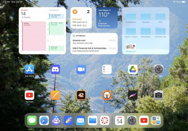 iPadOS 15 Widgets and Home Screen Layout Customization | iPadinTouch